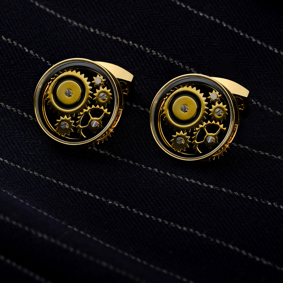 Men's Designer Cufflinks | Silver Gold Titanium | Tateossian