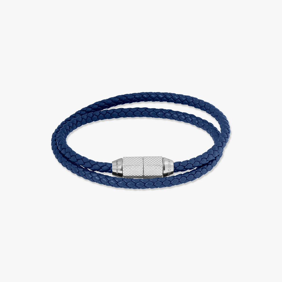 Blue Rhodium Plated Sterling Silver Signature Hexade Pop Bracelet ...